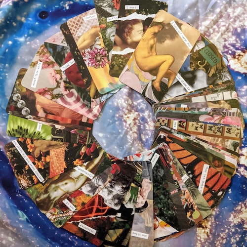 Sapphic Static Oracle Deck 48 Card Deck for Intuitive Queer | Etsy