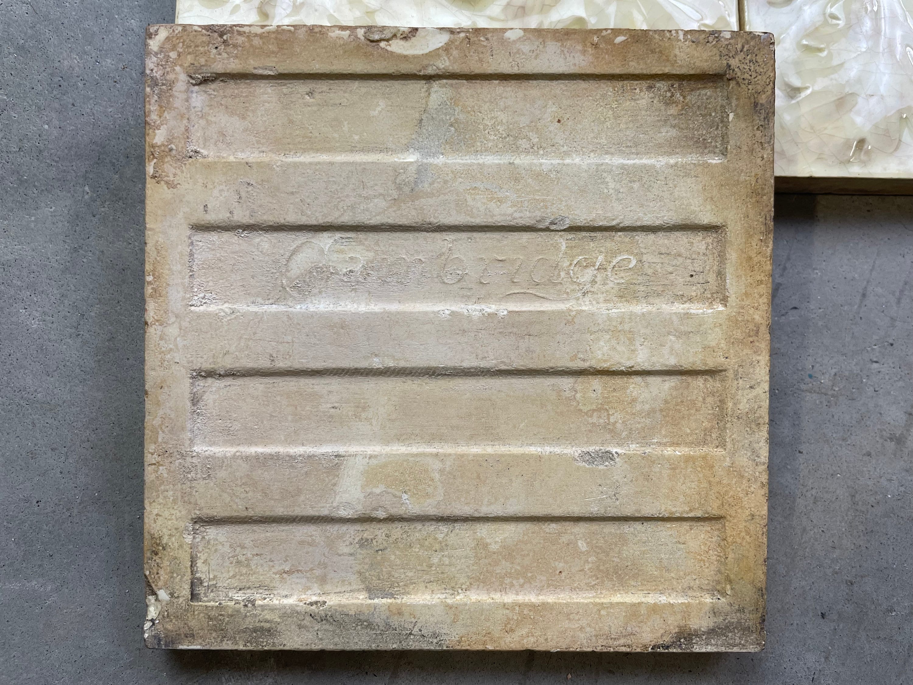 Victorian Tile Frieze 6x6" Fireplace, Kitchen, Bathroom, Vestibule 19th ...