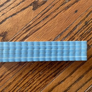 NOS Reeded Blue Liner Tiles, Edge Tiles, Pencil Tiles, Sizzle Tiles ...