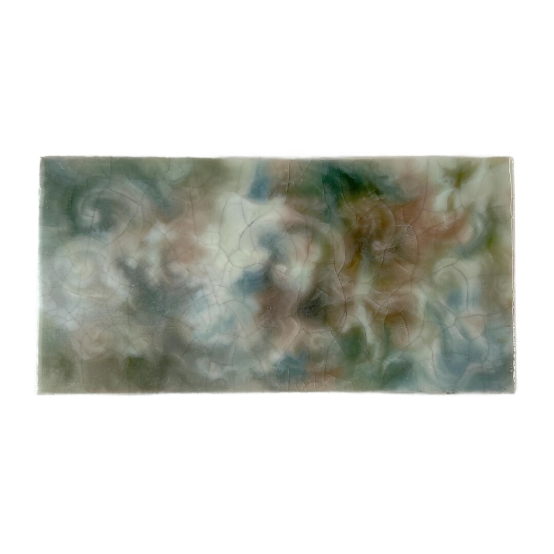 Victorian Tile in Swirled Mottle Pattern - Trent Tile Works - Etsy