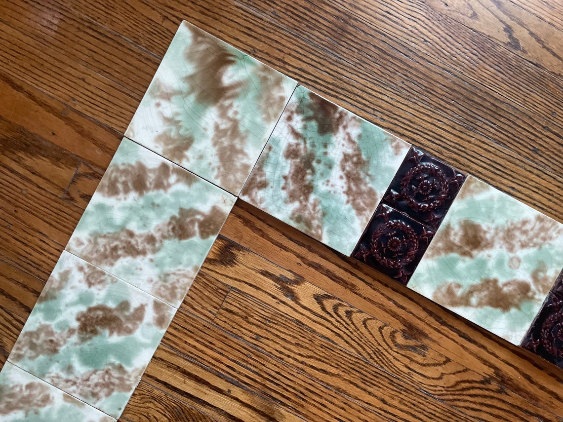 Victorian Fireplace Tile Full Set, Victorian Tiles, Aetco, American ...