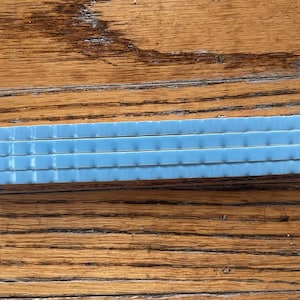 NOS Reeded Blue Liner Tiles, Edge Tiles, Pencil Tiles, Sizzle Tiles ...