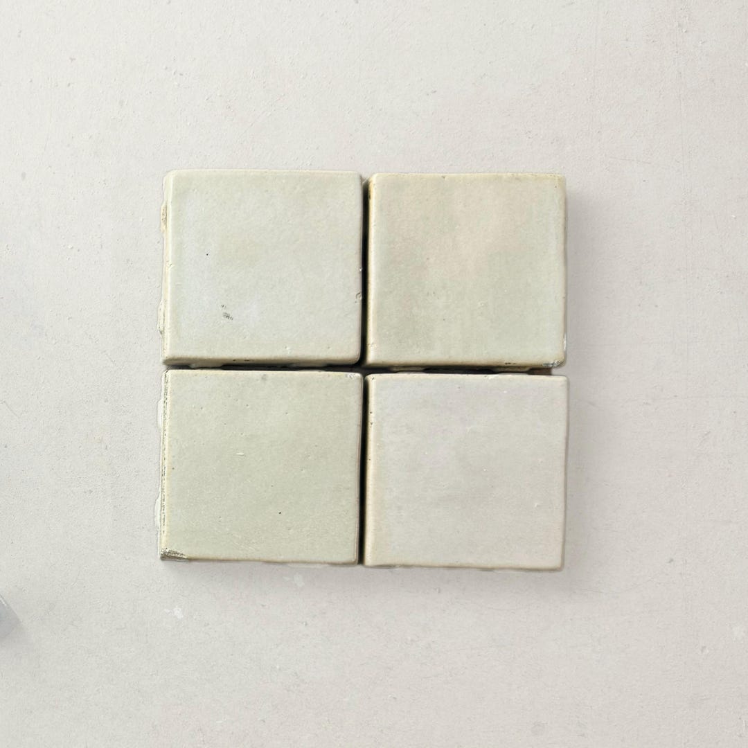 Batchelder Off-white Field Tile, 1928 - 3" - Arts and Crafts Antique ...