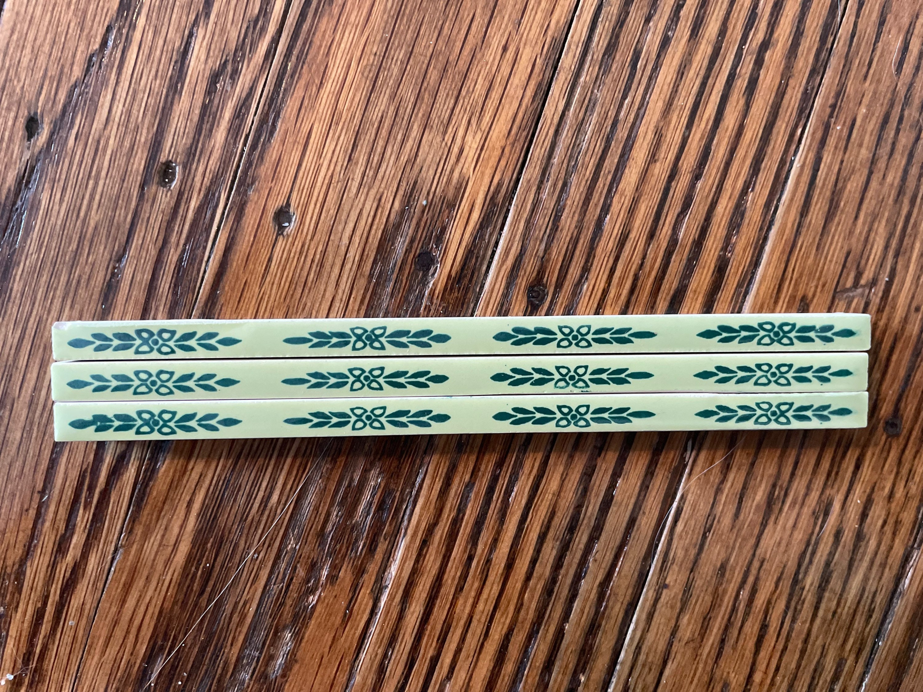 NOS Victorian Folk Farmhouse Tiles Liner Tiles, Edge Tiles, Pencil ...