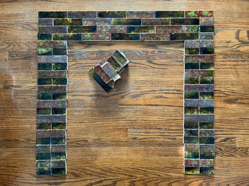 Ornate Victorian Mottled Tile Surround Green Mottled Antique Victorian ...