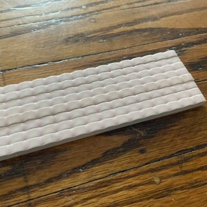 NOS Reeded Pink Liner Tiles, Edge Tiles, Pencil Tiles, Sizzle Tiles ...