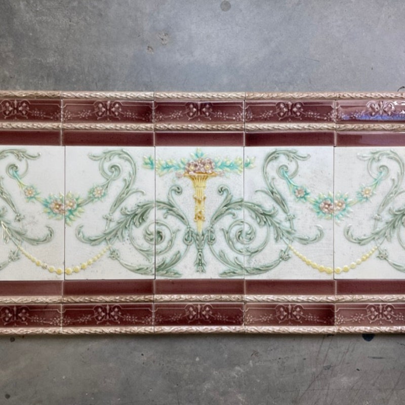 Antique French Tiles - Etsy