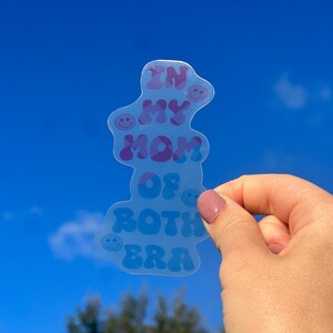 In My Mom Era Sticker Mom Sticker Girl Mom Boy Mom Mom of Both Toddler ...