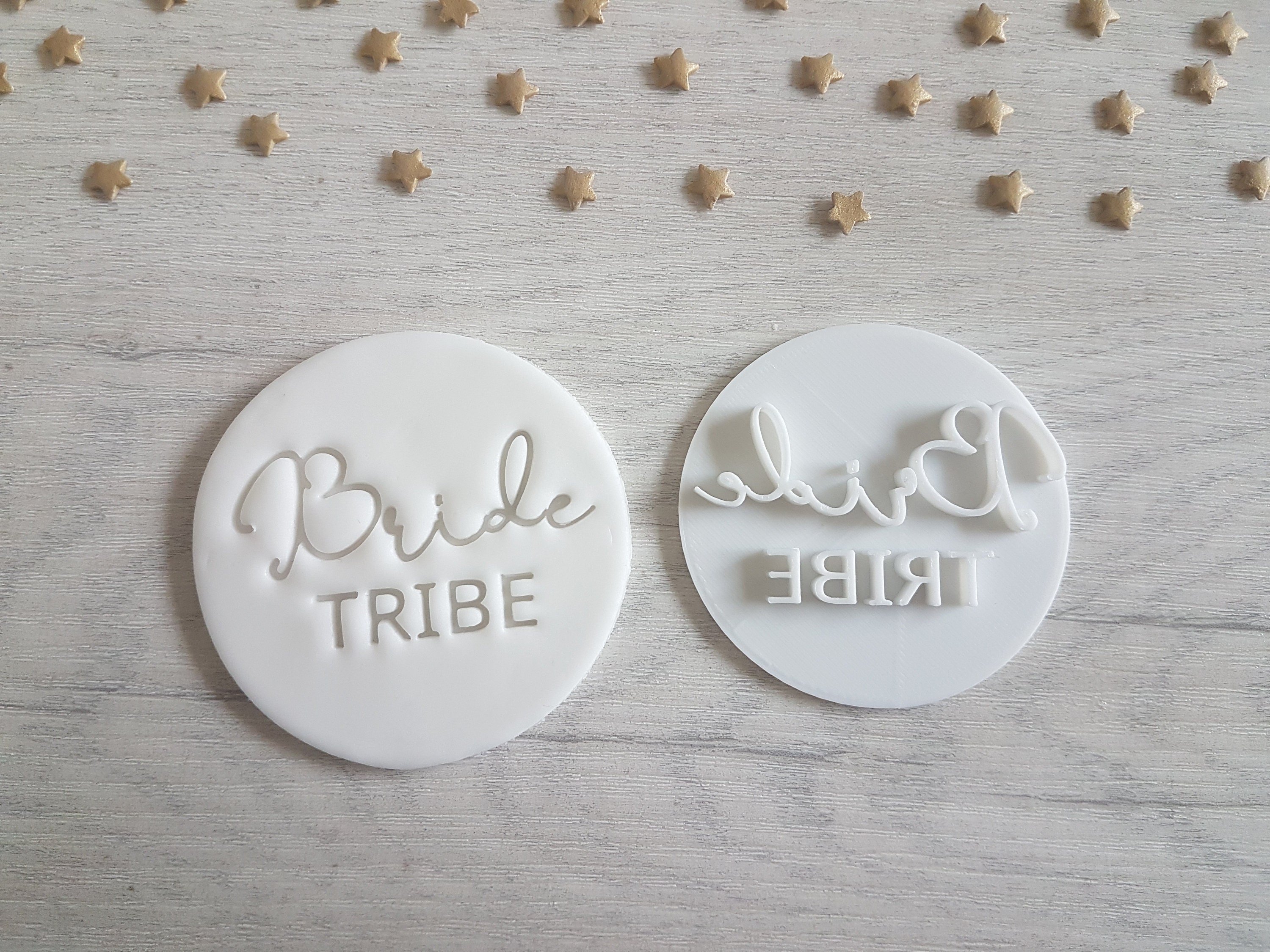 Bride Tribe Style 2 Embosser Stamp Hen Party Cakes Cookies | Etsy