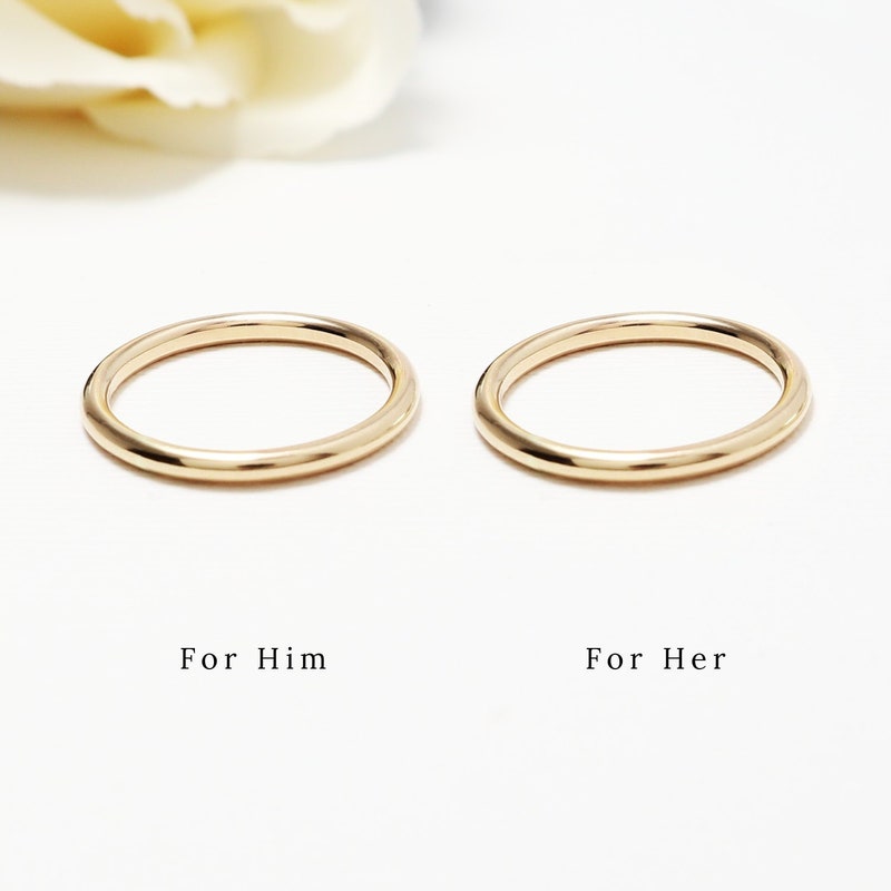Gold Couple Rings - Etsy