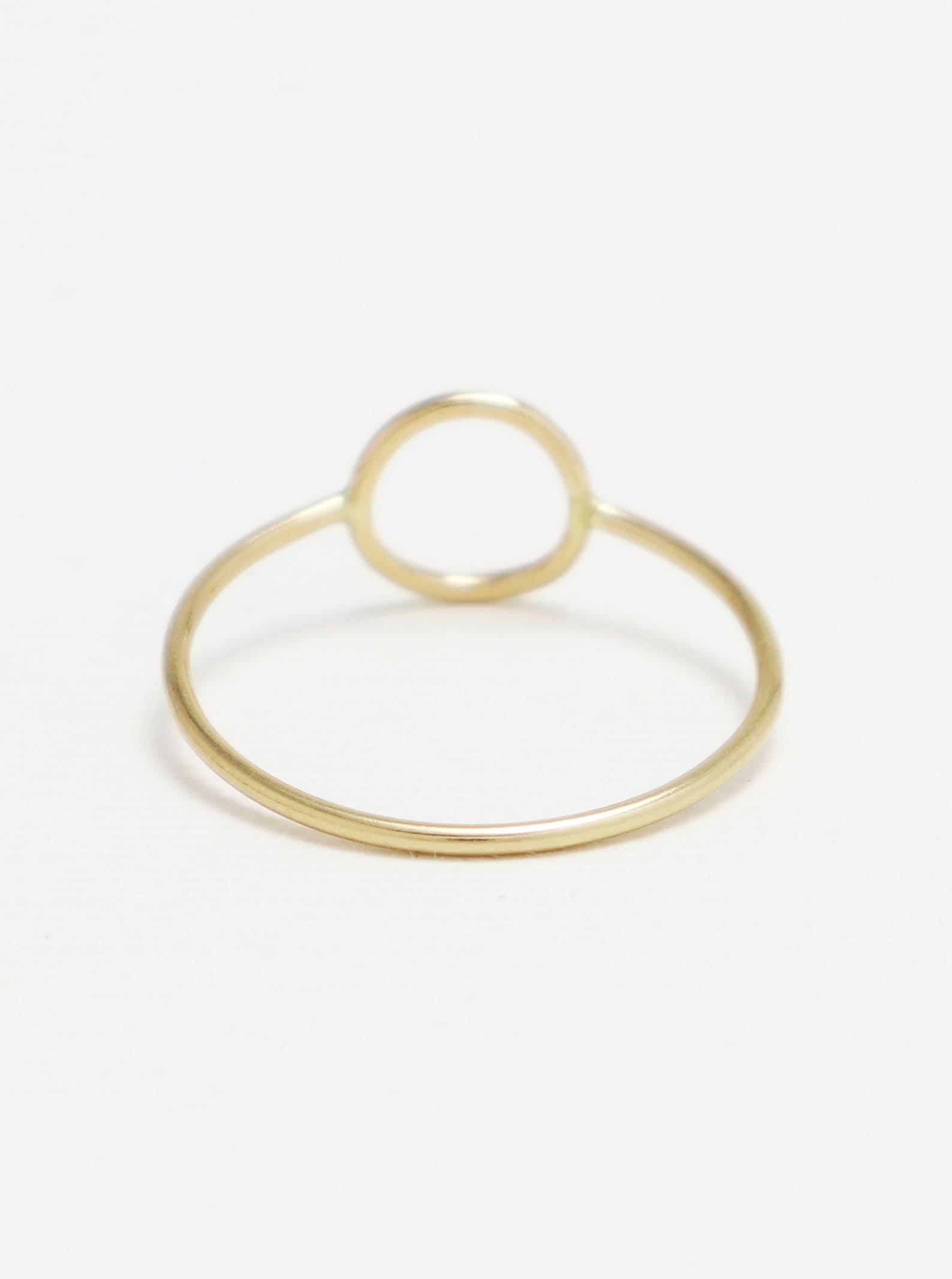 Open Circle Gold Ring Rings for Women Minimalist Ring - Etsy