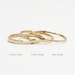 Gold Hammered Stacking Ring Gold Rings for Women Minimalist - Etsy