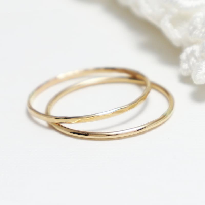 Thin Gold Ring - Etsy