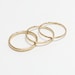Gold Hammered Stacking Ring Gold Rings for Women Minimalist - Etsy