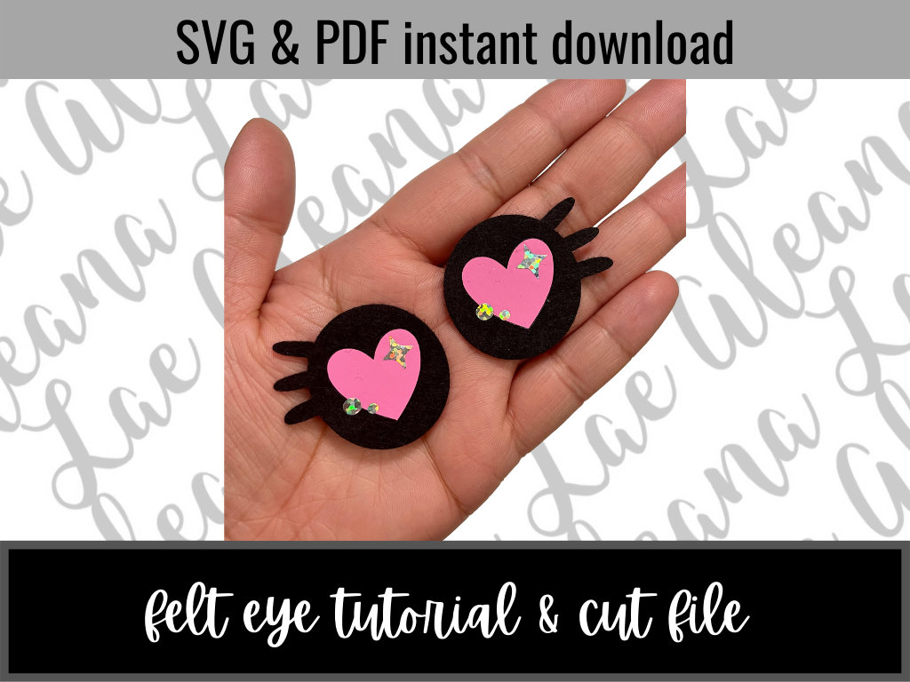 Digital Download Original Heart Eyes SVG File Amigurumi | Etsy