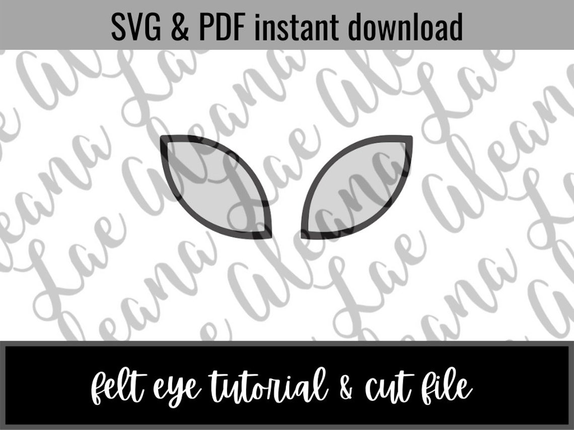 Digital Download Alien Eyes SVG File Amigurumi Felt Eye - Etsy