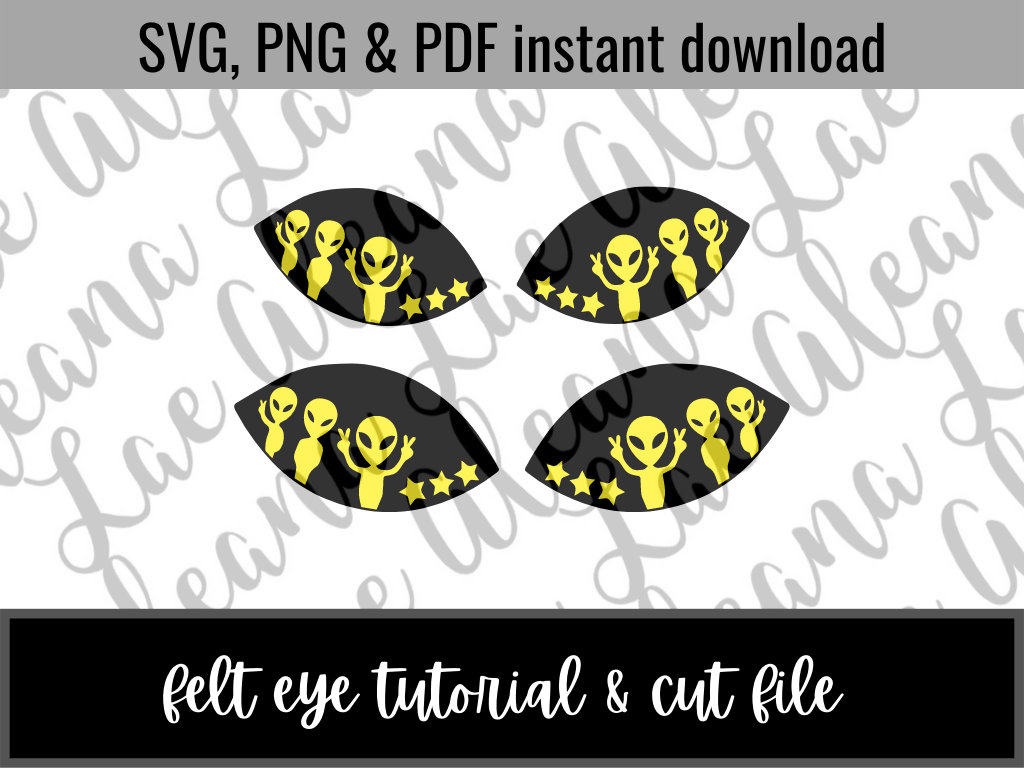 Digital Download Alien Eyes SVG & PNG File We Come in - Etsy UK