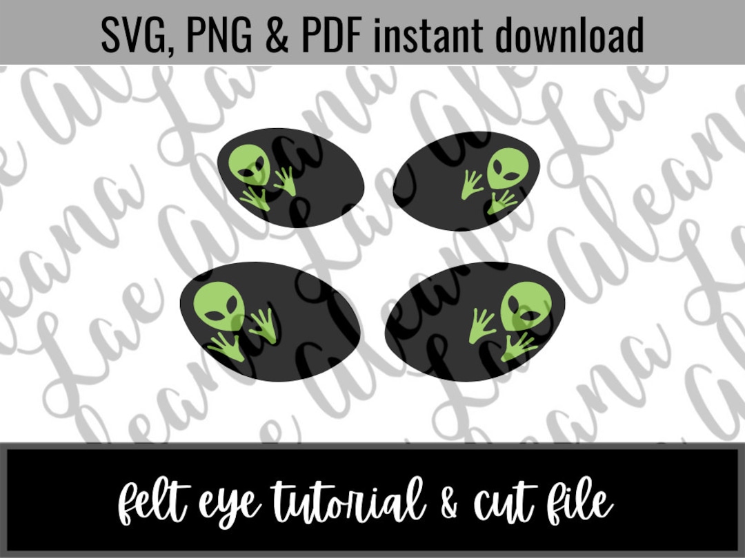 Digital Download | Alien Eyes SVG & PNG File | Let Me Out Amigurumi ...