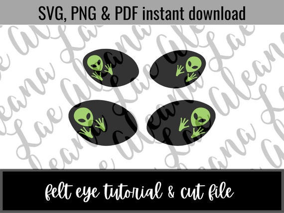 Digital Download Alien Eyes SVG & PNG File Let Me Out | Etsy