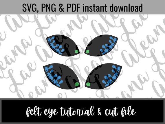 Digital Download Alien Eyes SVG & PNG File in the Shadows - Etsy