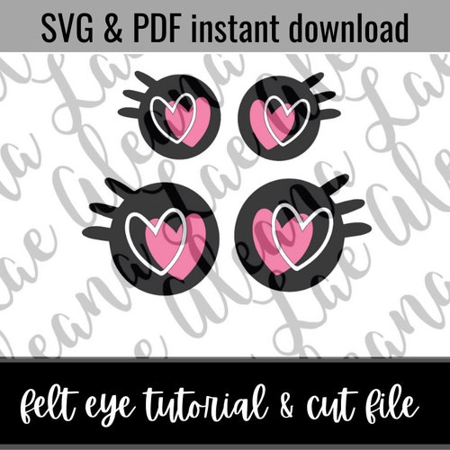 Digital Download Shy Dots Eyes SVG File Amigurumi Felt Eye - Etsy