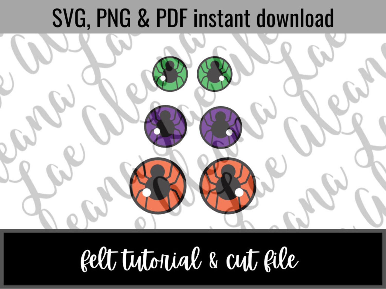Digital Download Spooky Spider Eyes SVG & PNG File - Etsy