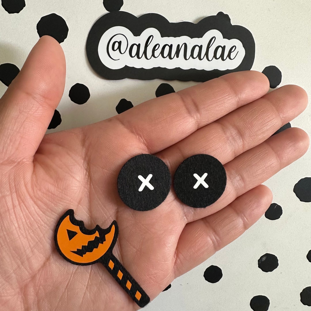 Amigurumi Felt Mini Slashers Pop Accessory Button Eyes | Mini & Midi ...