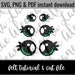 Digital Download 626 Alien Eyes SVG & PNG File Amigurumi - Etsy Canada