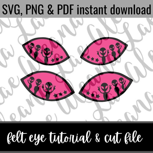 Digital Download Alien Eyes SVG & PNG File Let Me Out - Etsy