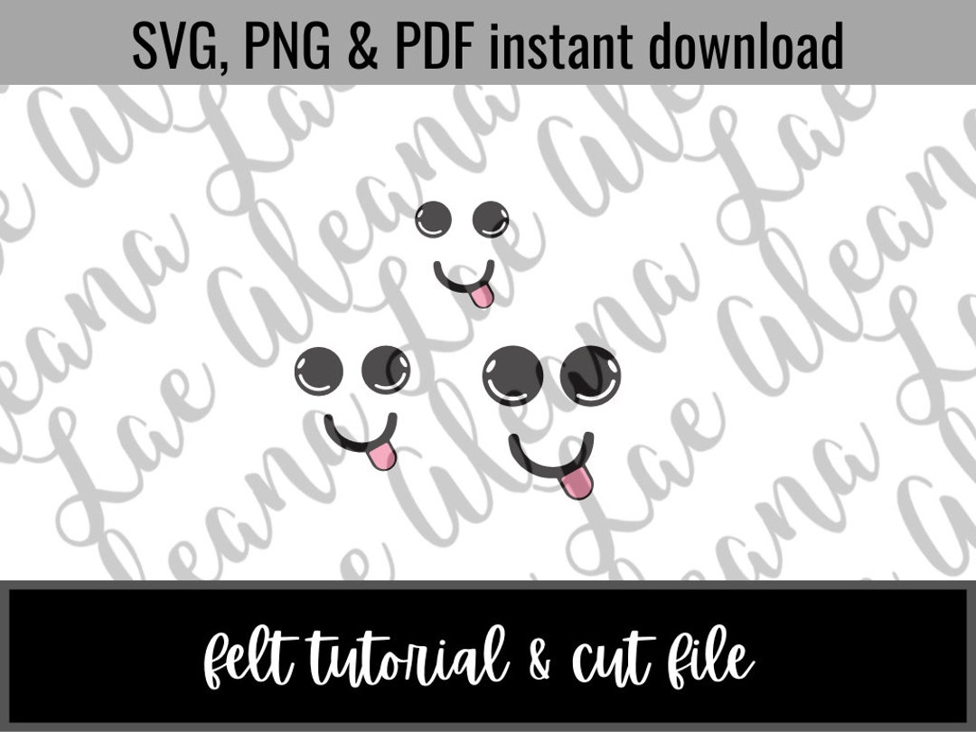 Digital Download | Frog Face Animal Eyes Mouth Tongue SVG & PNG File ...