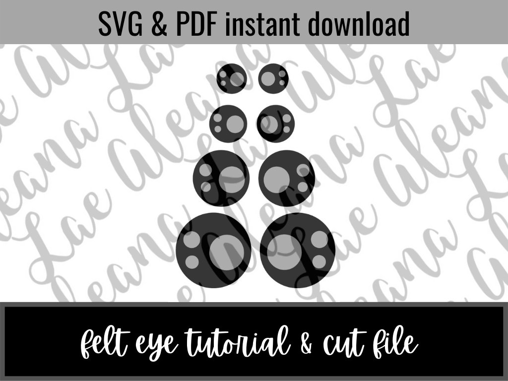 Digital Download Must Haves Bundle Felt Eye SVG Files - Etsy