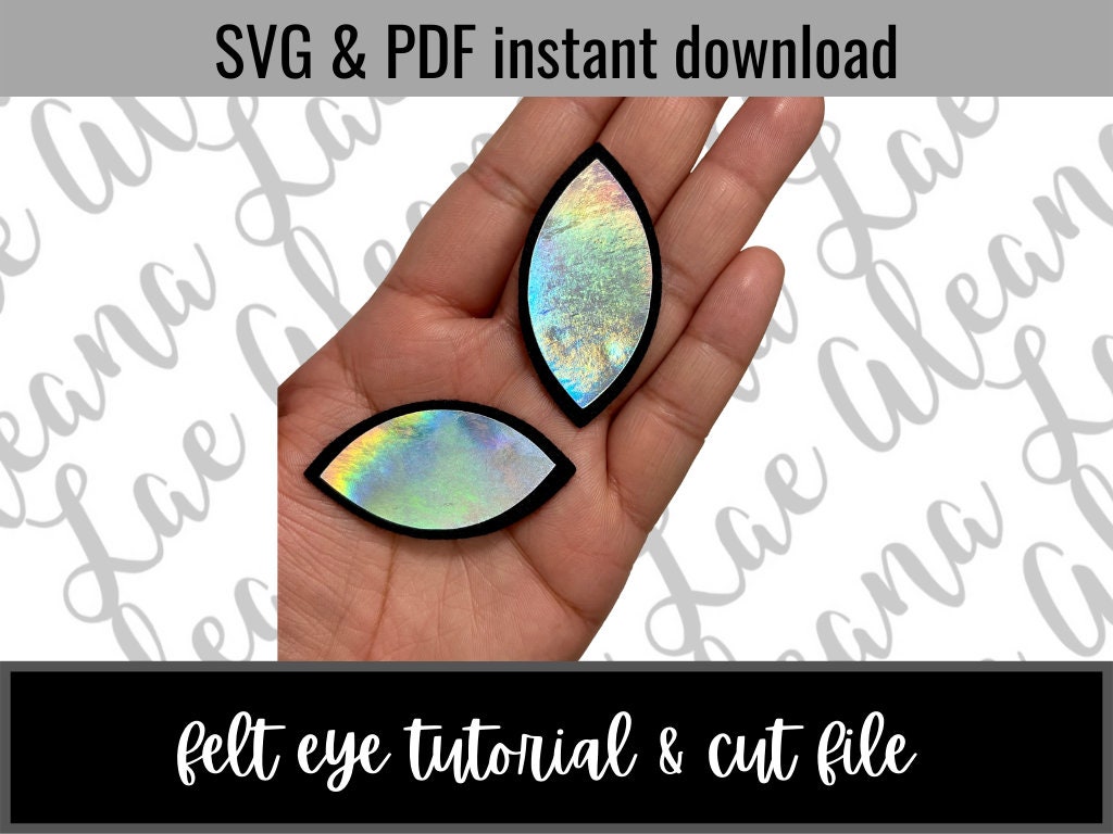 Digital Download Alien Eyes SVG File Amigurumi Felt Eye - Etsy Canada