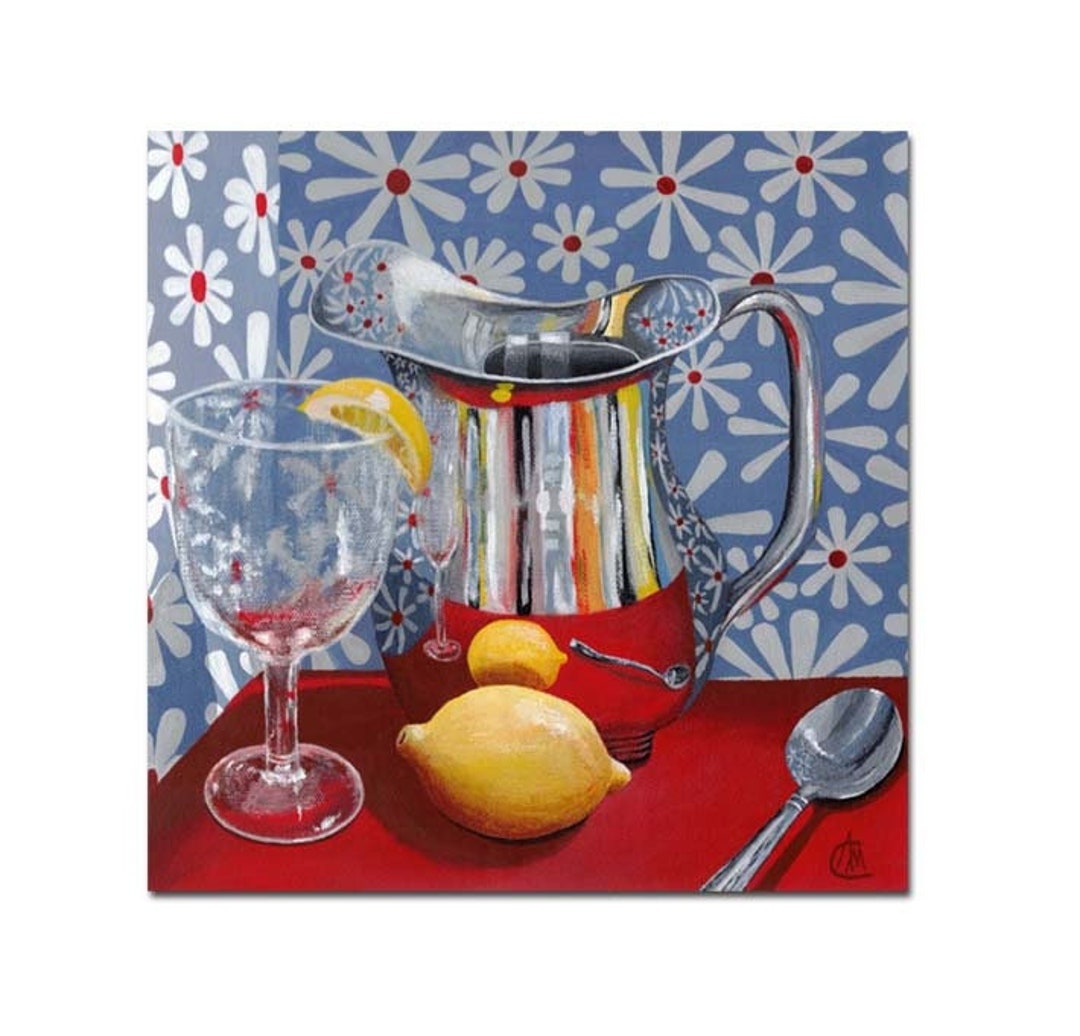 3x3 to 20x20 Fine Art Prints Shiny Pitcher With Beautiful - Etsy