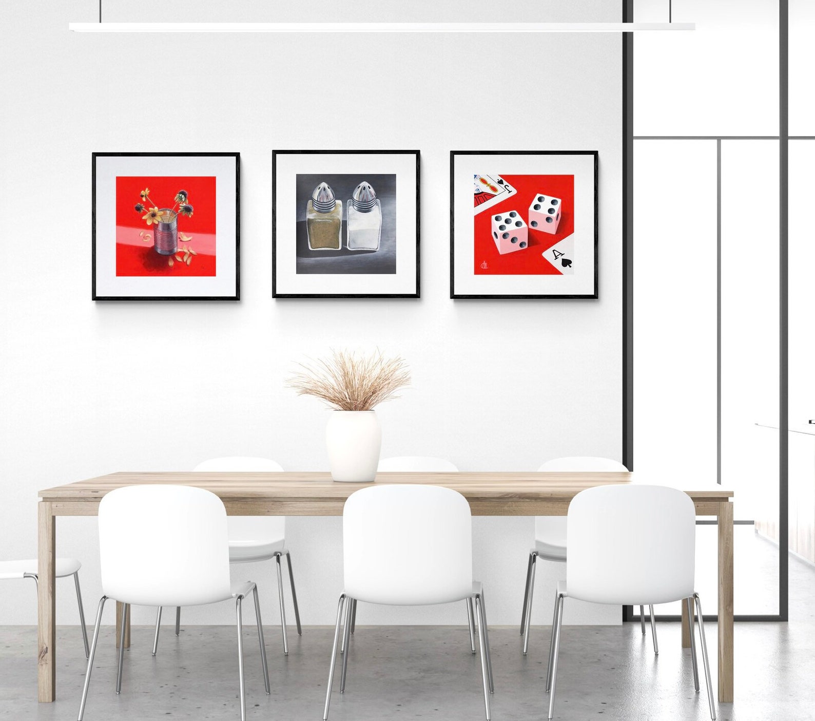 Square Art Print 3x3 - 20x20, Modern Farmhouse Decor Wall Art, Flower ...