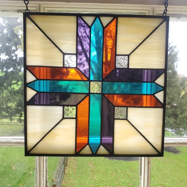 Stained Glass Quilt - Etsy