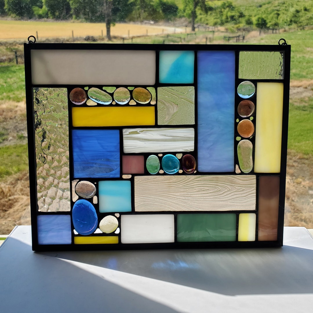 Stained Glass & Gems Panel 8x10 - Etsy