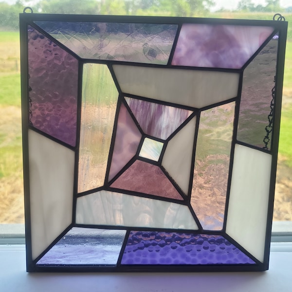 Stained Glass Window 8x8 - Etsy