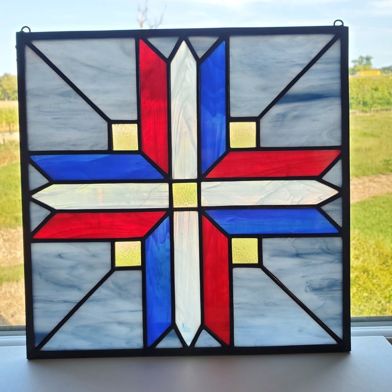 Stained Glass Barn - Etsy