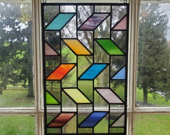 Stained Glass Geometric - Etsy