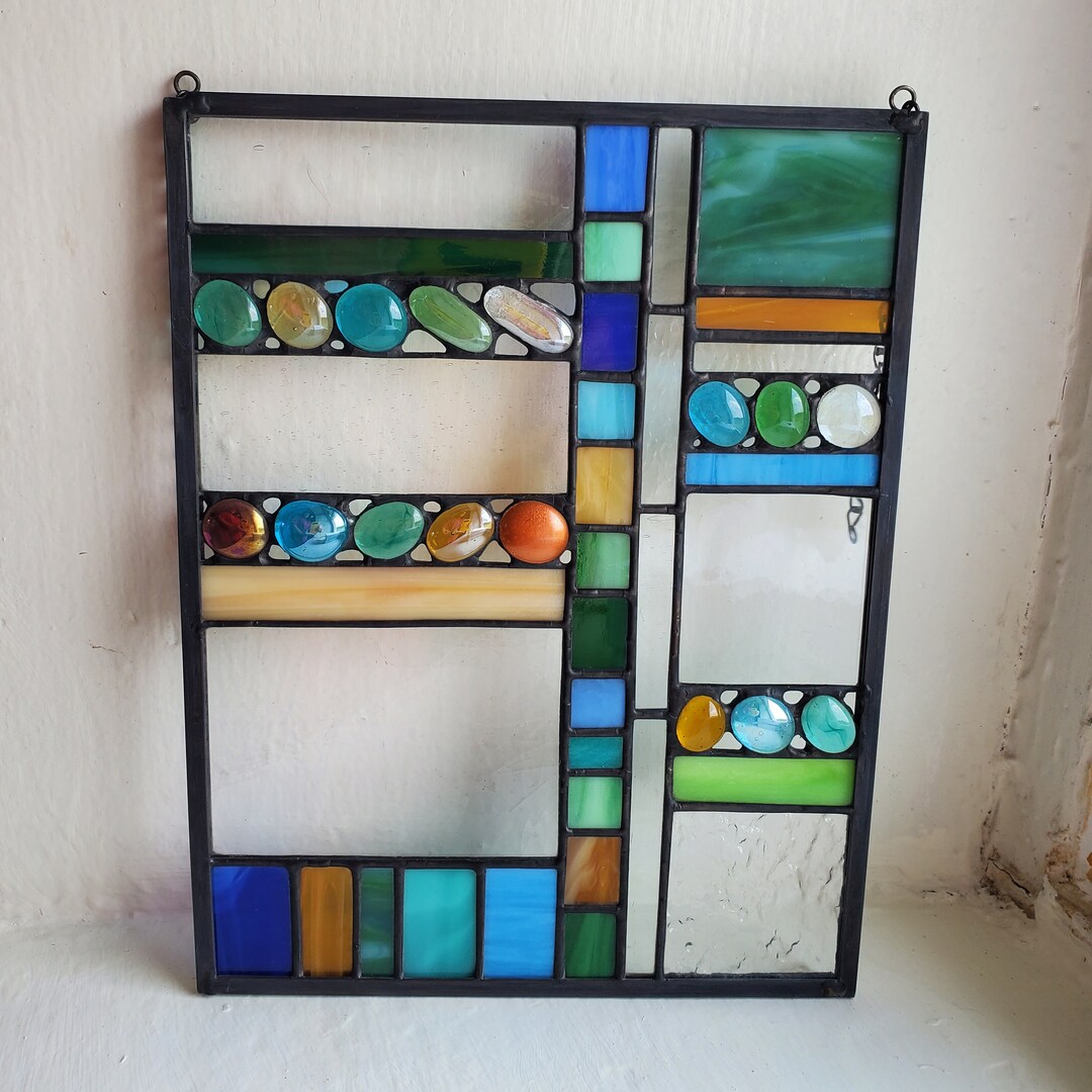 Stained Glass & Gems Panel 8x10 - Etsy