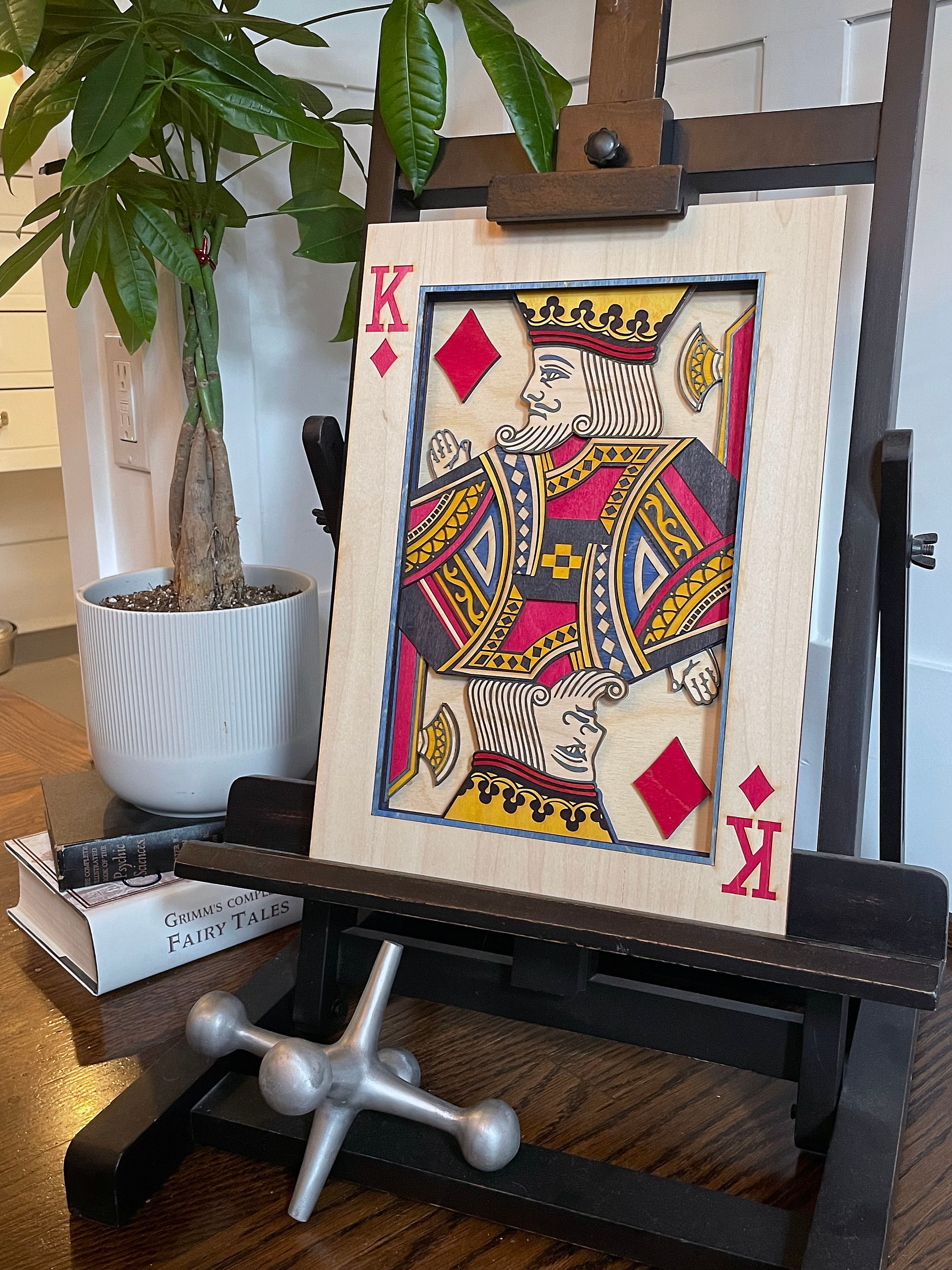 King of Diamonds Wall Art - Etsy