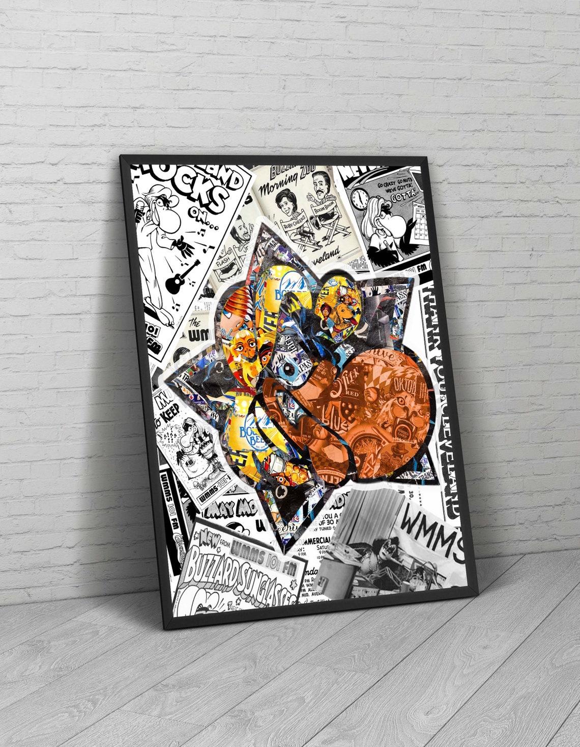 WMMS Buzzard Cleveland Rock Station Art Print: Signed & Numbered - Etsy