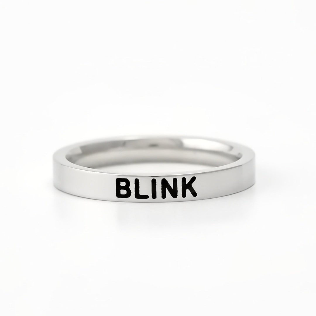 Blackpink Ring - Personalized Ring, KPOP, BLINK, Custom Message ...