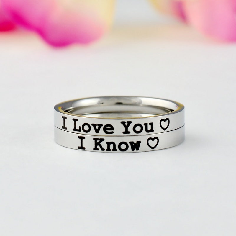 I Love You Ring - Etsy