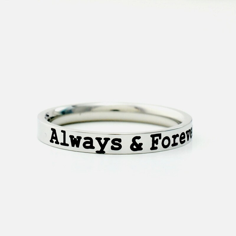 Forever Love Couple Rings - Etsy