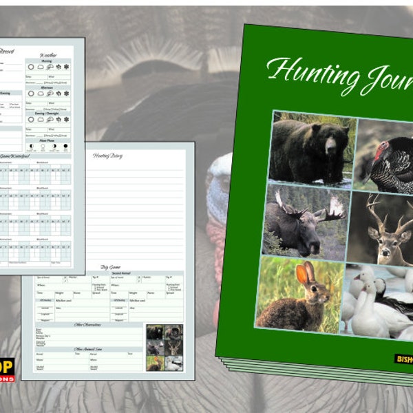Hunting Journal - Etsy