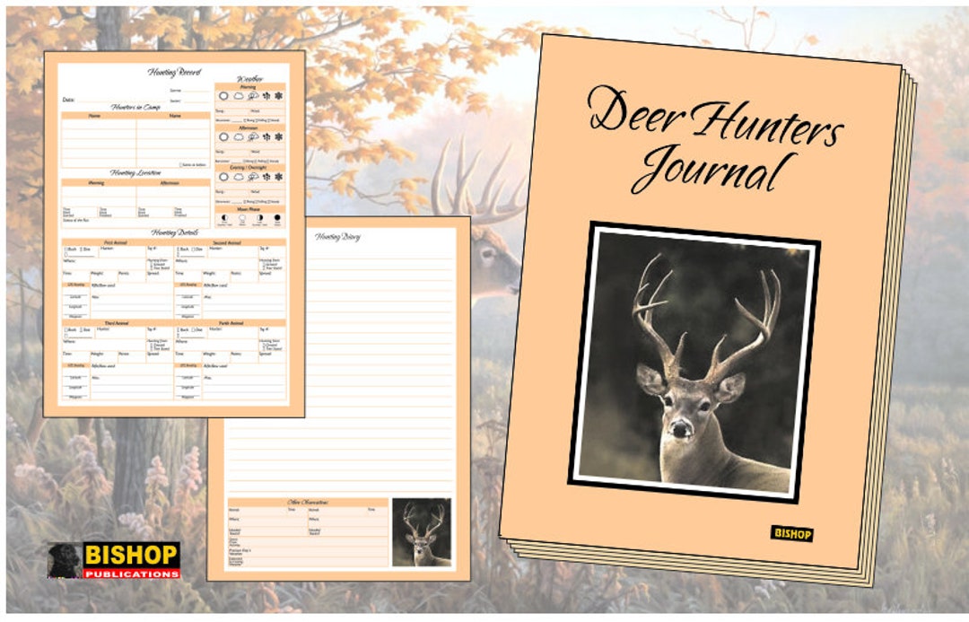 Deer Hunters Journal/diary - Etsy