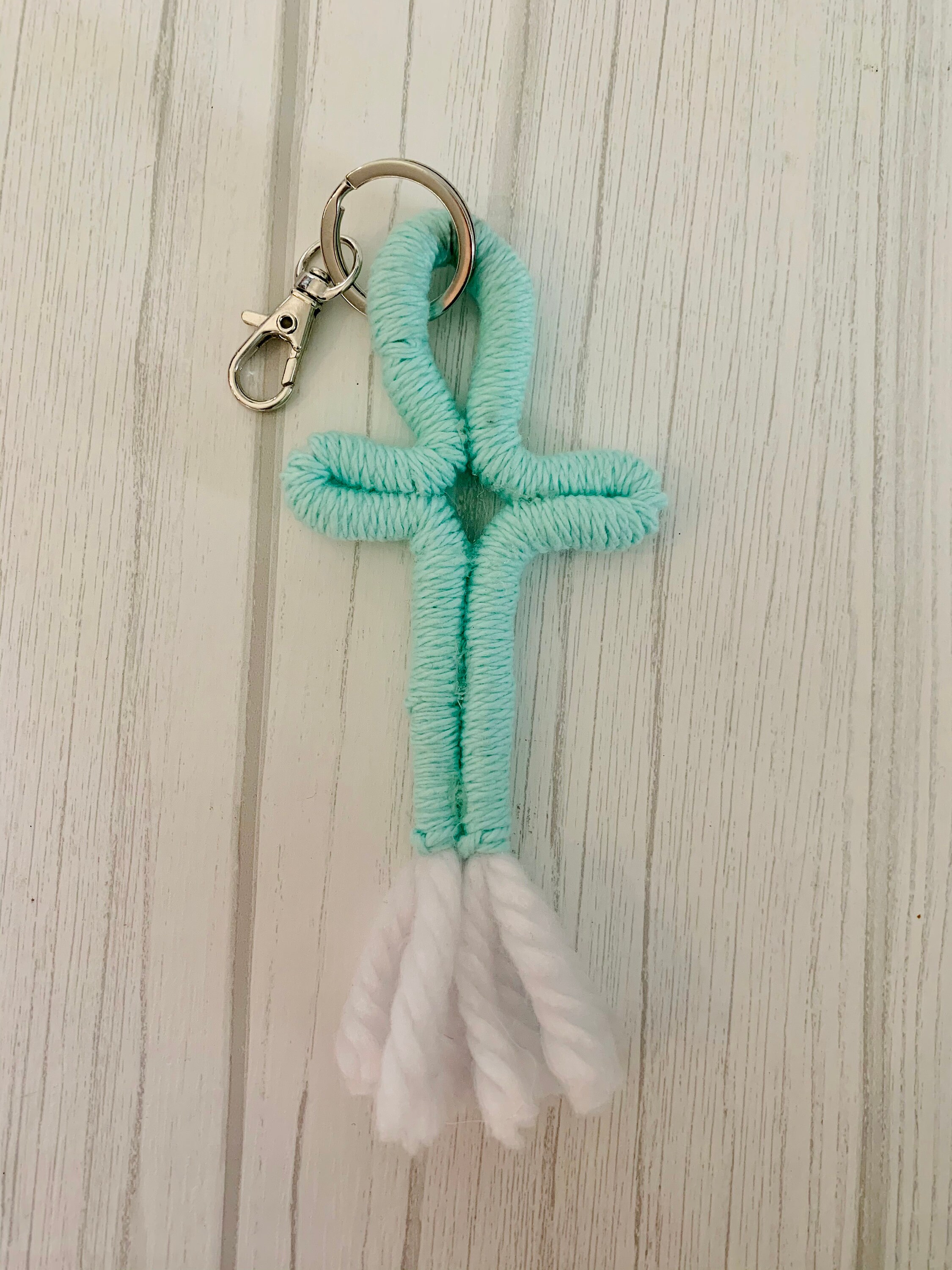 Small Macrame Cross Macrame Cross Yellow Macrame Blue Macrame Pink ...