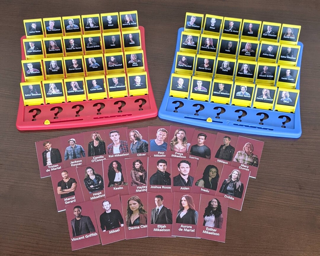 Originals - Printable Guesswho? Cards - Etsy