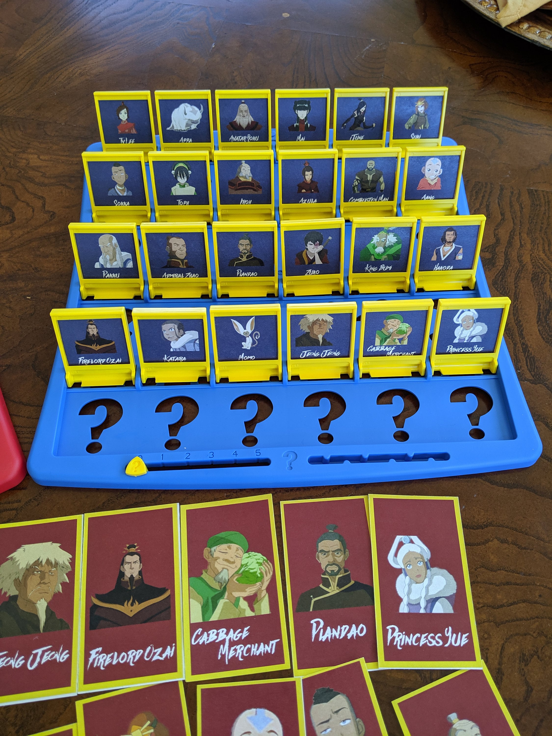 ATLA Themed Printable Guess Who Cards - Etsy